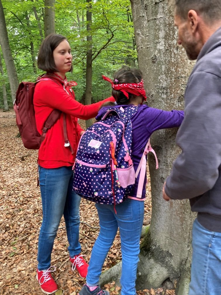 Die O4 in der Waldschule im Bucher Forst – Stephanus-Schule